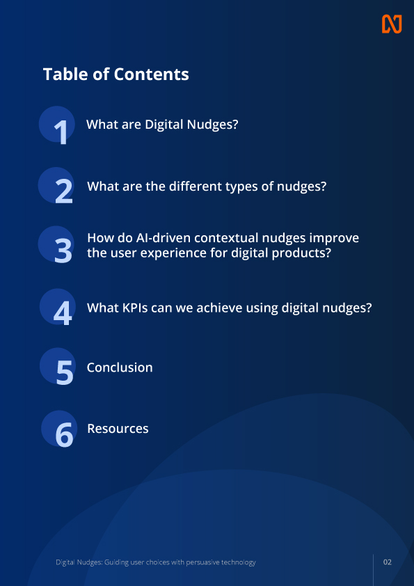 8 nudge types to increase adoption and conversion over 40%